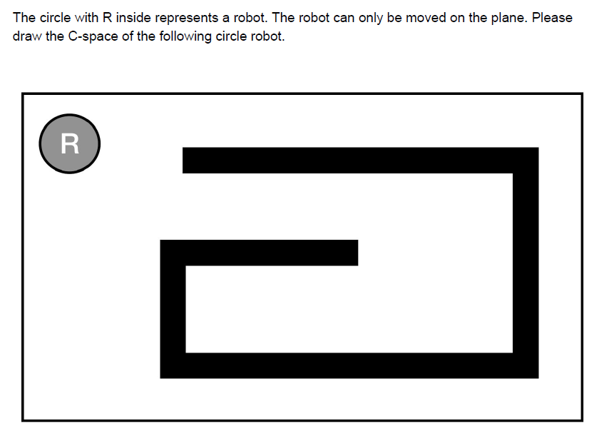 Solved The circle with R inside represents a robot. The | Chegg.com