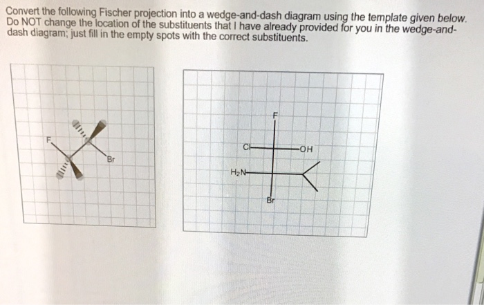 Solved Convert the following Fischer projection into a | Chegg.com