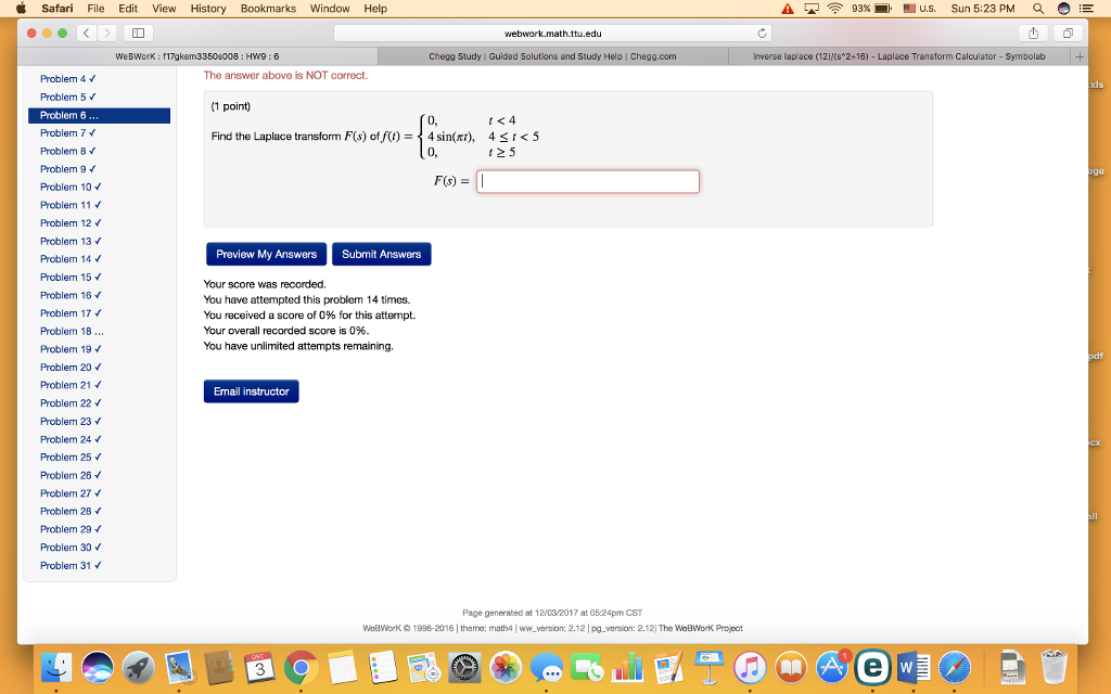 Solved i Safari File Edit View History Bookmarks Window Help | Chegg.com