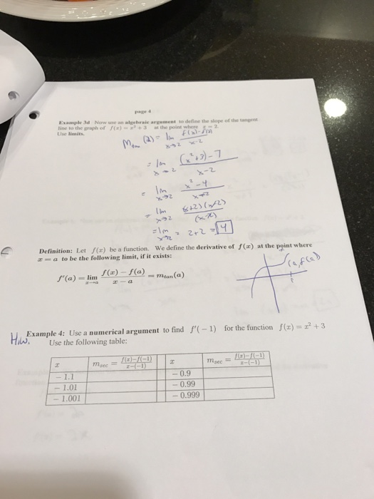 Solved Now use an algebraic argument to define the slop of | Chegg.com
