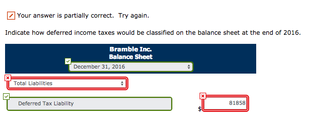Solved Bramble Inc. has two temporary differences at the end | Chegg.com