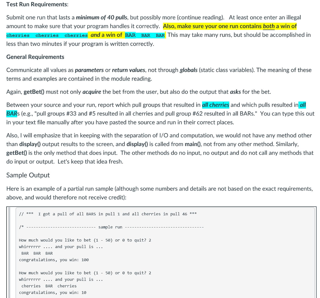 Solved this is JAVA assignment. Don't copy and please | Chegg.com