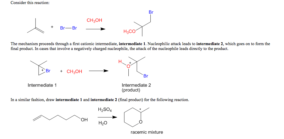 Consider this reaction: The mechanism proceeds | Chegg.com