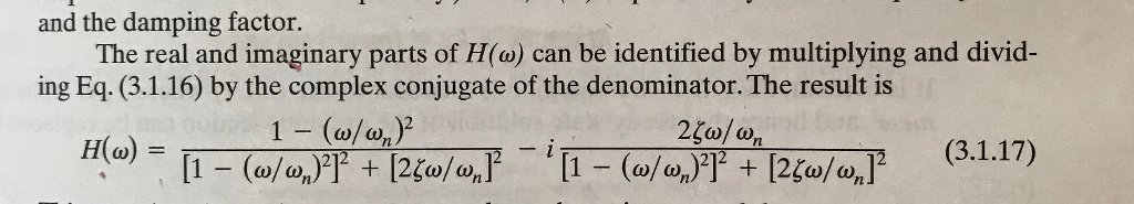 Solved Chapter 3 Harmonically Excited Vibration M 3.6. Plot | Chegg.com