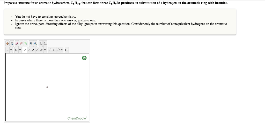 Solved Propose a structure for an aromatic hydrocarbon, | Chegg.com