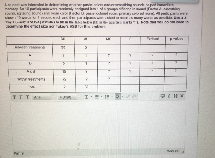 Solved A student was interested in determining whether | Chegg.com