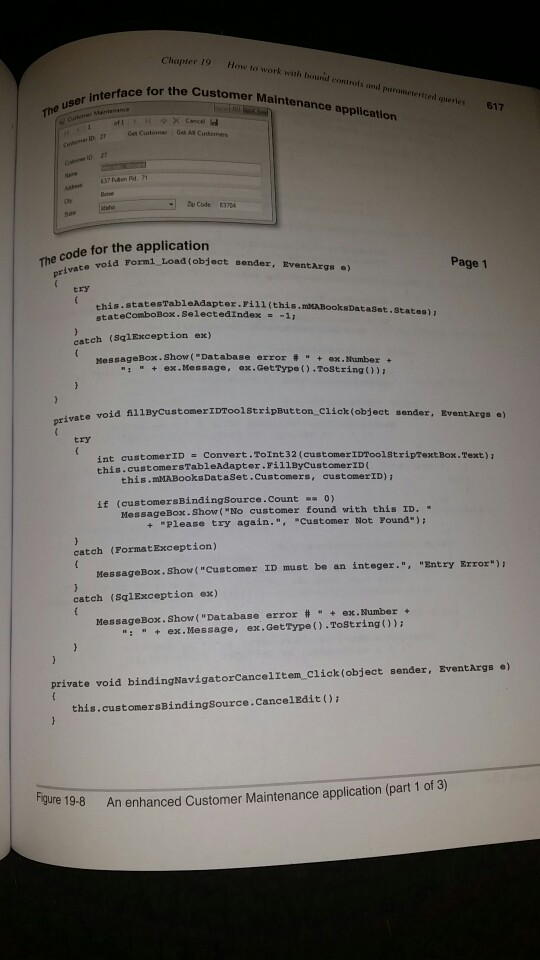 Terms parameterized query Master/Detail form Build | Chegg.com