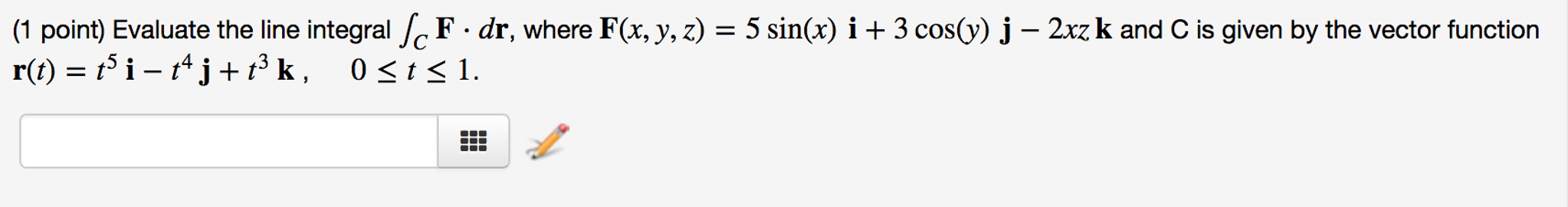 Solved Evaluate the line integral integral_C F middot dr, | Chegg.com