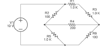 Solved For the unbalanced bridge circuit shown below, use | Chegg.com