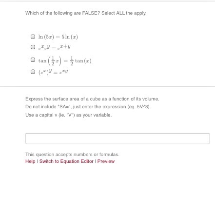 Solved Which of the following are FALSE? Select ALL the | Chegg.com