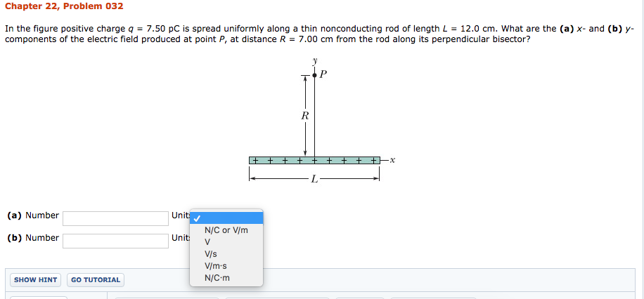 Solved In the figure positive charge q = 7.50 pC is spread | Chegg.com