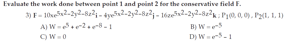 Solved Evaluate the work done between point 1 and point 2 | Chegg.com