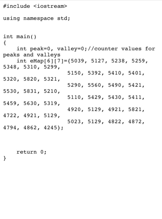 Solved Write the code in C++ for the following. Use the | Chegg.com