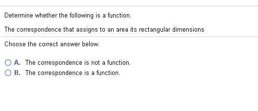 Solved Determine whether the following is a function. The | Chegg.com