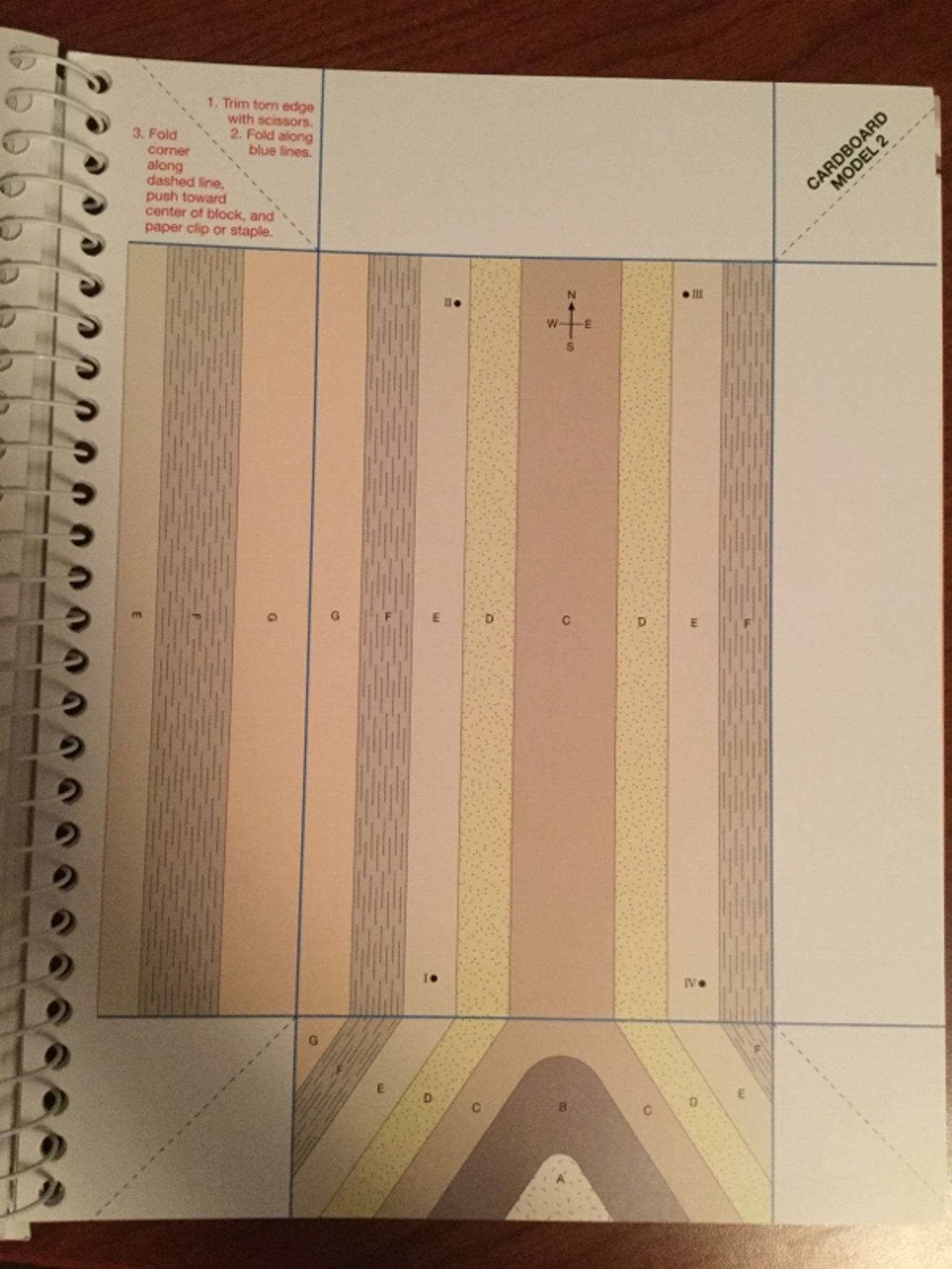 Solved Cardboard Model 2 This model is slightly more | Chegg.com