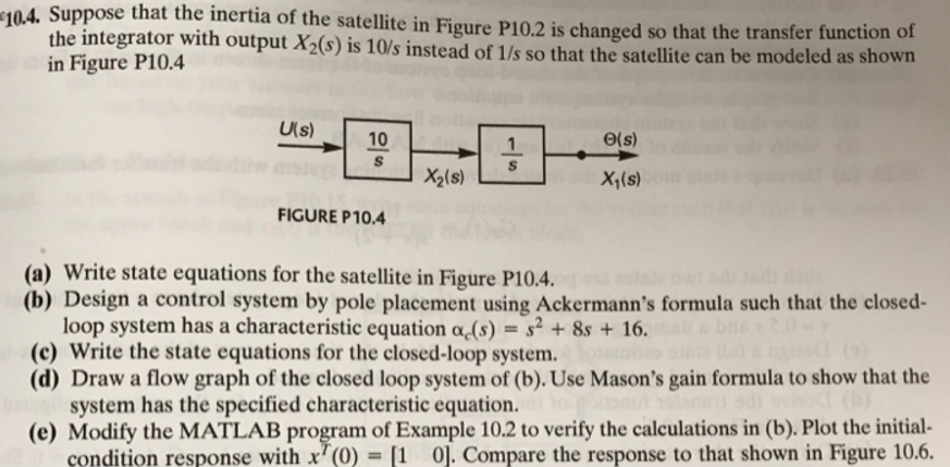 €104 Suppose That The Inertia Of The Satellite In