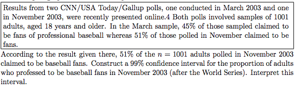 Results from two CNN/USA Today/Gallup polls, one | Chegg.com