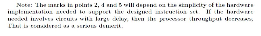 Solved Problem 1 Design The Instruction Set Architecture 6531