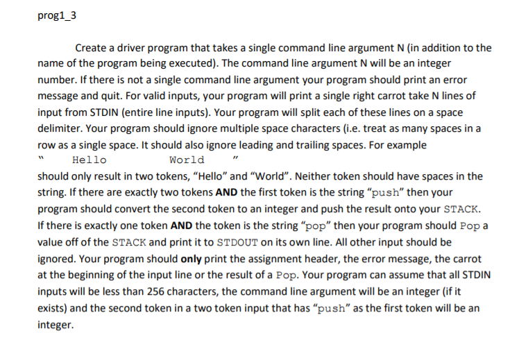 Prog1 2 And Typedefs Typedef Struct Stack Create A
