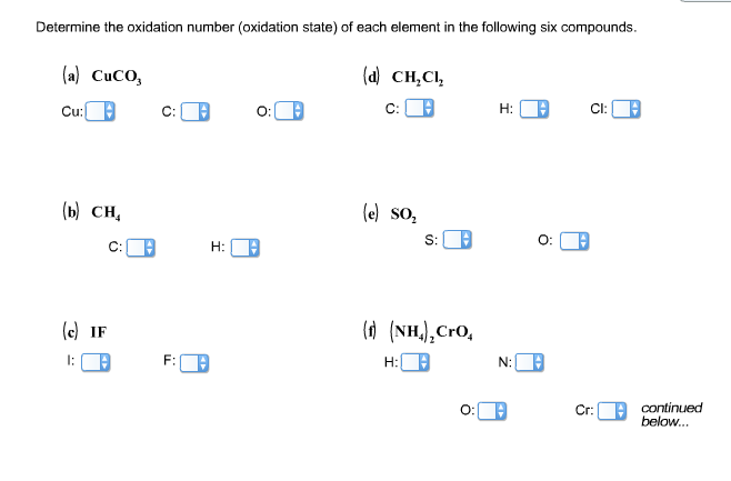 Solved Determine The Oxidation Number Oxidation State Of