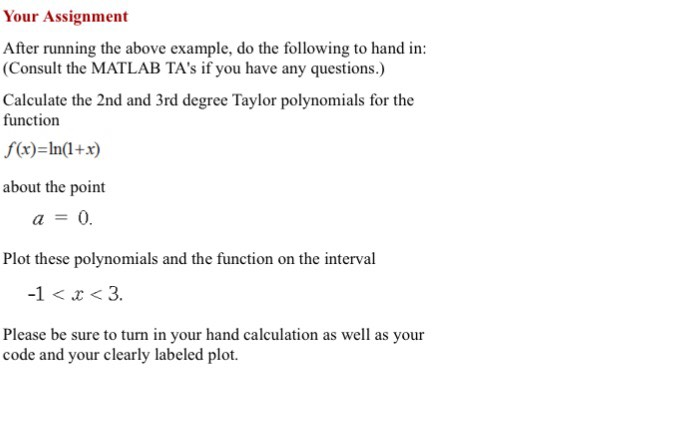 Solved Your Assignment After running the above example, do | Chegg.com