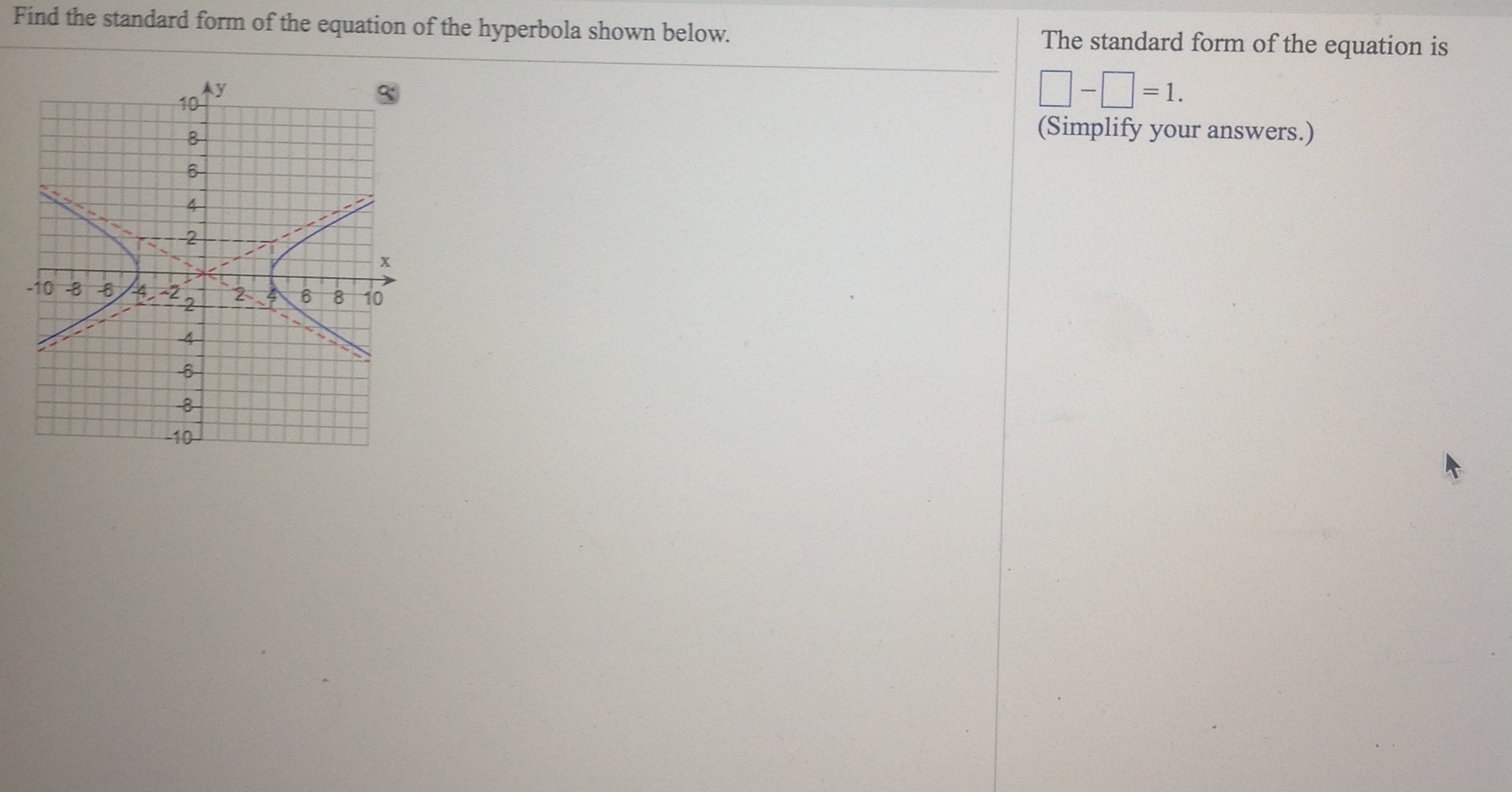 Solved Find the standard form of the equation of the | Chegg.com