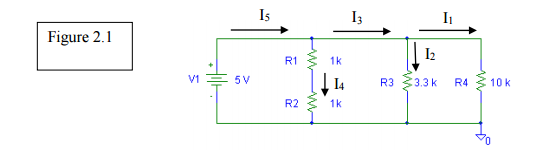 Solved 1. Parallel Resistors Breadboard the circuit shown in | Chegg.com