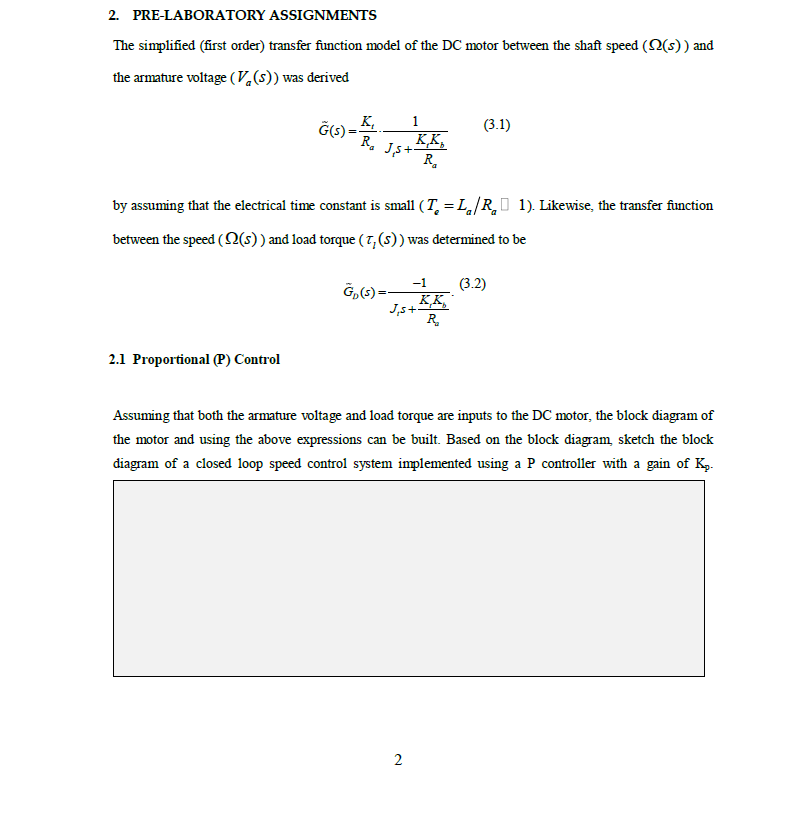 2. PRE-LABORATORY ASSIGNMENTS The simplified (first | Chegg.com