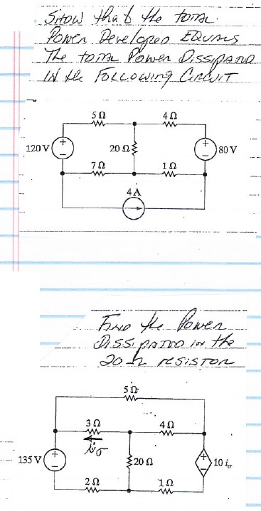 Solved Show that the total power developed equals the total | Chegg.com