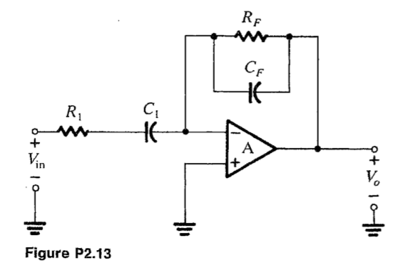 Solved 2.13 The integrator and differentiator circuit can be | Chegg.com