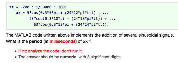 Solved The MAT LAB code written above implements the | Chegg.com