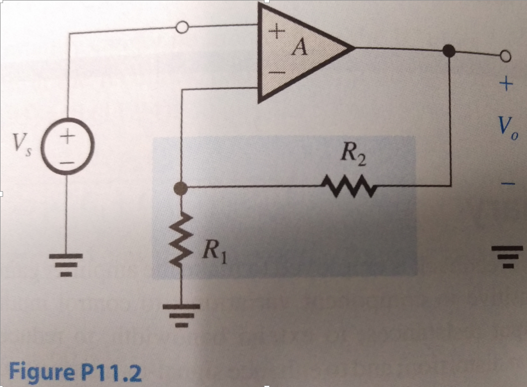 Solved Consider the op-amp circuit shown in Fig. P11.2, | Chegg.com