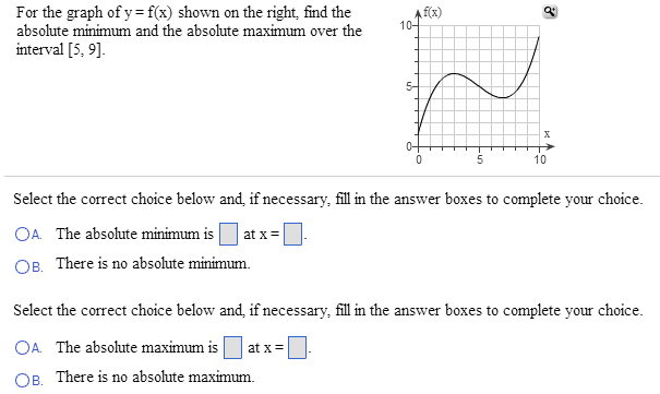 Solved For the graph of y = f(x) shown on the right, find | Chegg.com