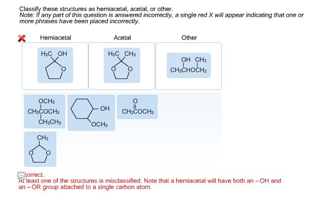 Solved Classify these structures as hemiacetal, acetal, or | Chegg.com Solved Classify these structures as hemiacetal, acetal, or | Chegg.com