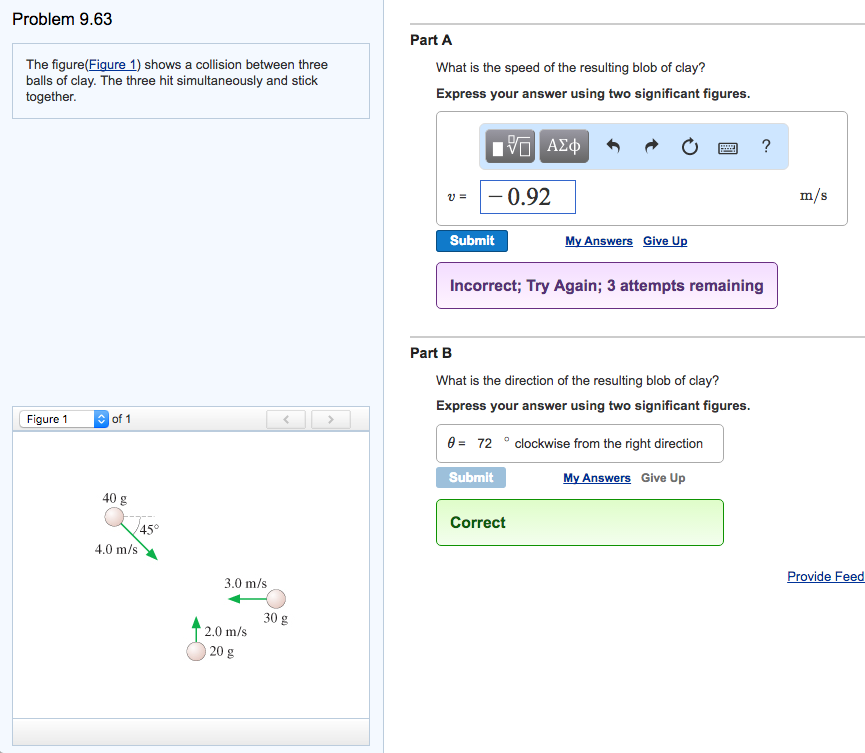 Solved The figure shows a collision between three balls of | Chegg.com