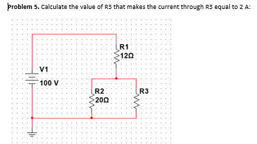 Solved Calculate the value of R3 that makes the current | Chegg.com