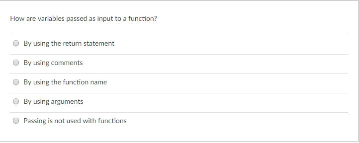 Solved Which of the following is NOT a good practice when | Chegg.com