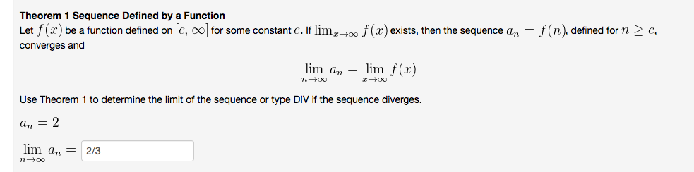 Solved Theorem 1 Sequence Defined by a Function Let (X) be a | Chegg.com
