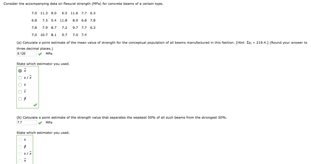 Solved Consider The Accompanying Data On Flexural Strength Chegg Solved Consider The Accompanying Data On Flexural Strength Chegg