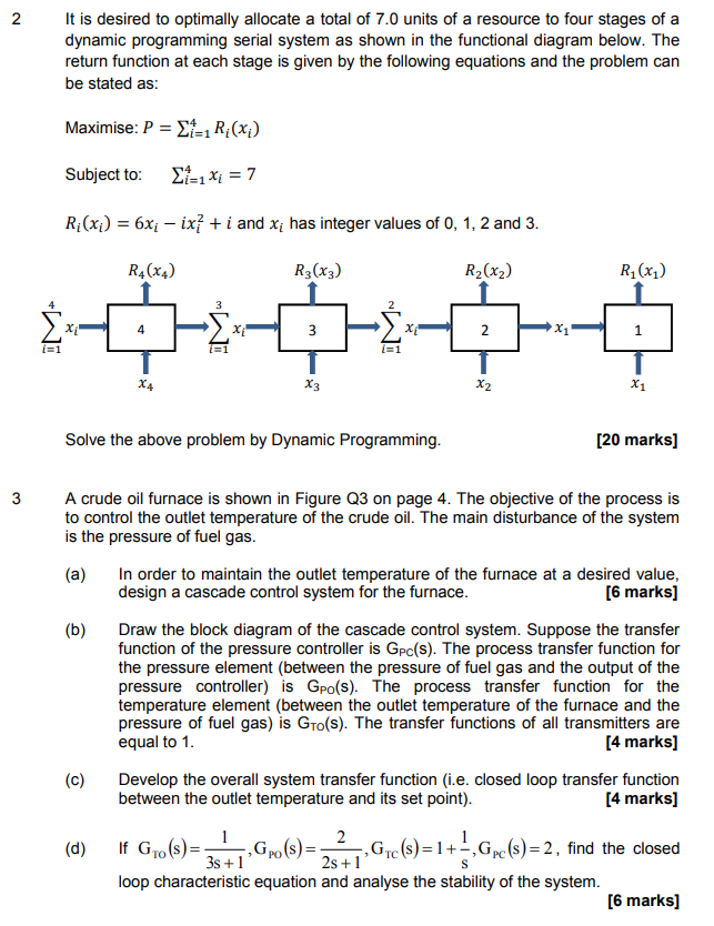 Solved 4(a) For a first order process with respect to | Chegg.com
