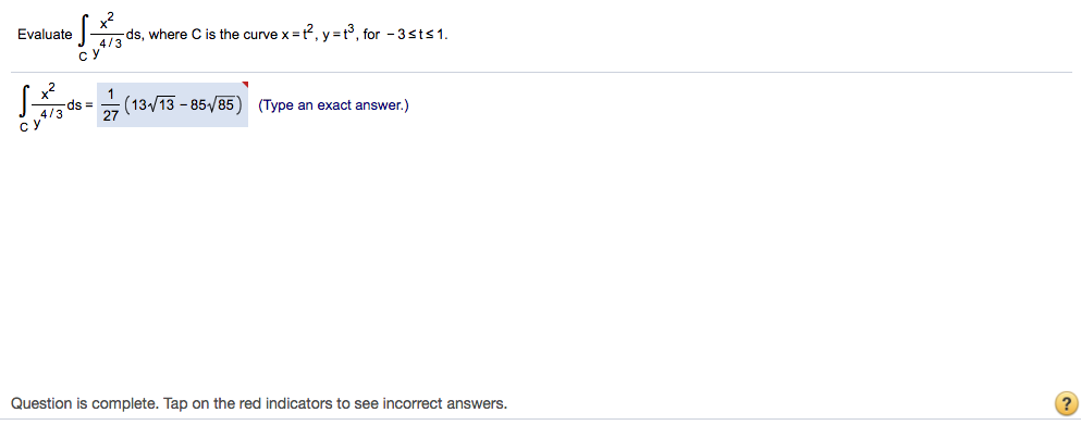 Solved Evaluate integral_C x^2/4/3 y ds, where C is the | Chegg.com