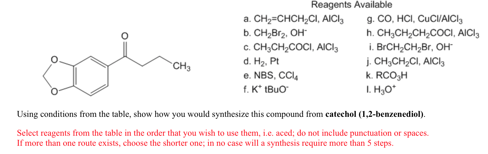 Solved Using conditions from the table, show how you would | Chegg.com