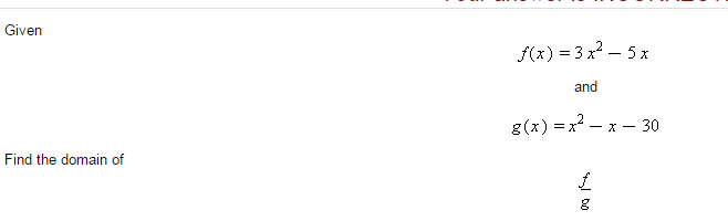 Solved Given F x 3x 2 5x And G x X 2 X 30 Find Chegg solved-given-f-x-3x-2-5x-and-g-x-x-2-x-30-find-chegg