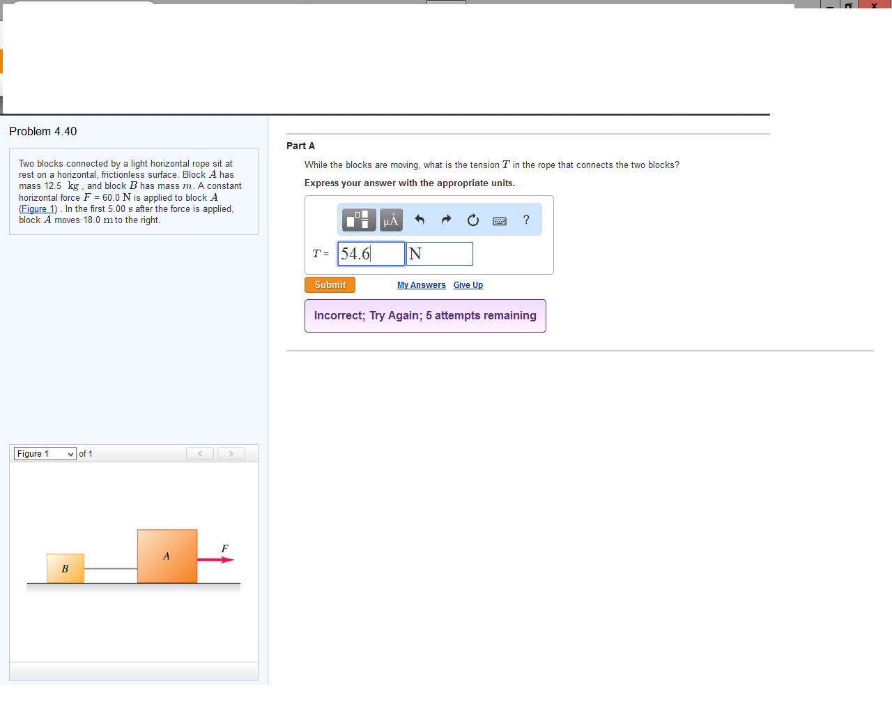 Solved Two blocks connected by a light horizontal rope sit | Chegg.com