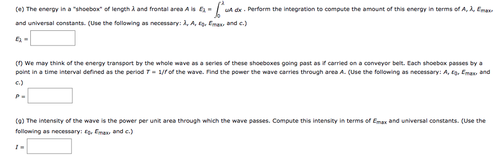 Solved You may wish to review the transport of energy by | Chegg.com