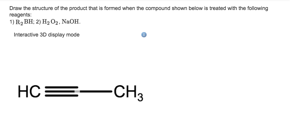 Solved Draw the structure of the product that is formed when | Chegg.com