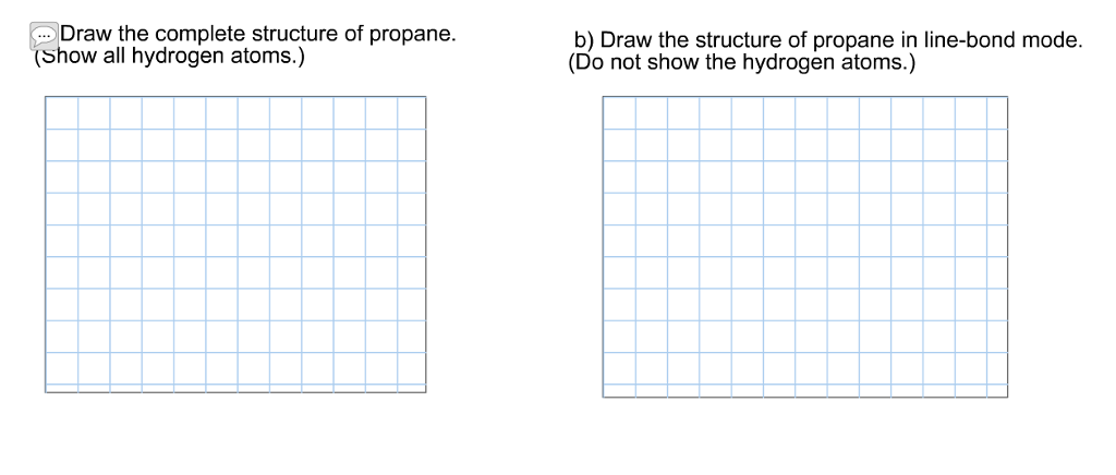 Solved Draw the complete structure of propane. (Show all | Chegg.com