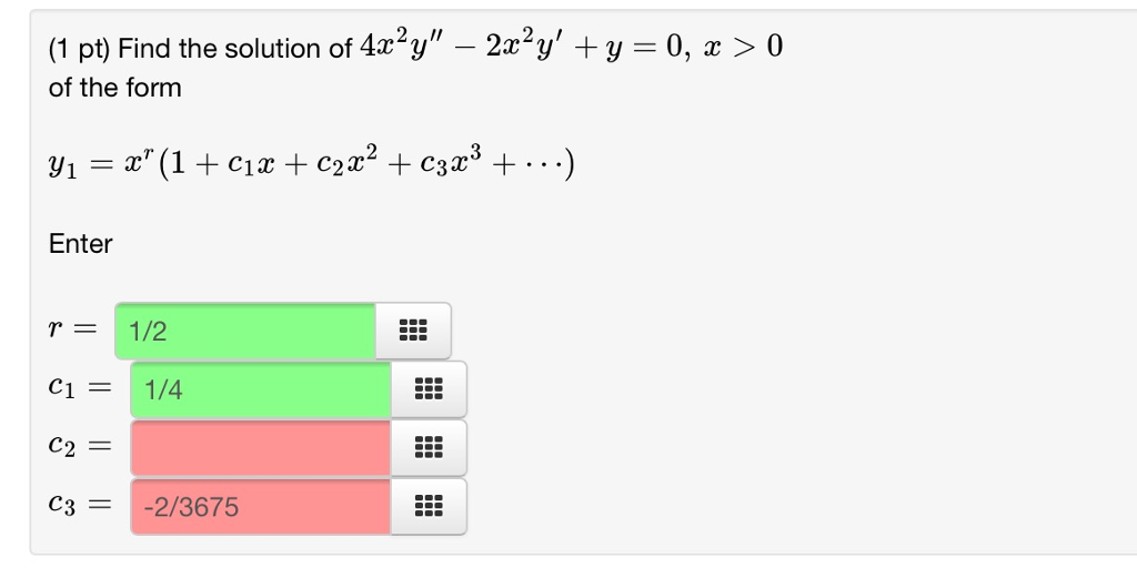 Solved Find The Solution Of 4x 2y 2x 2y y 0 X 0 Of The Chegg