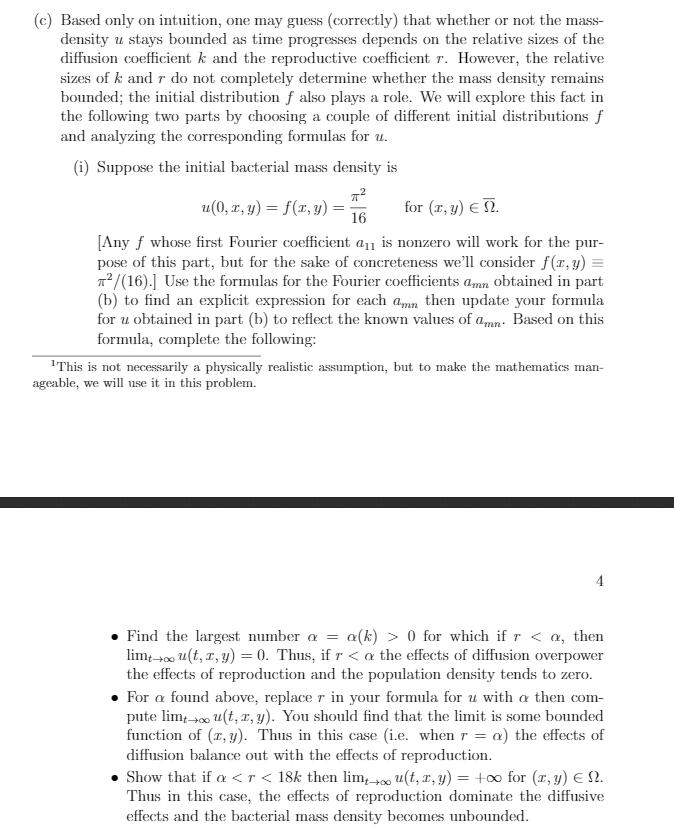 Solved Problem 2 (Bacteria population dynamics with | Chegg.com