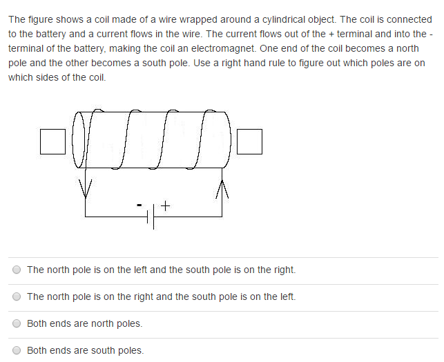 Solved The figure shows a coil made of a wire wrapped around | Chegg.com